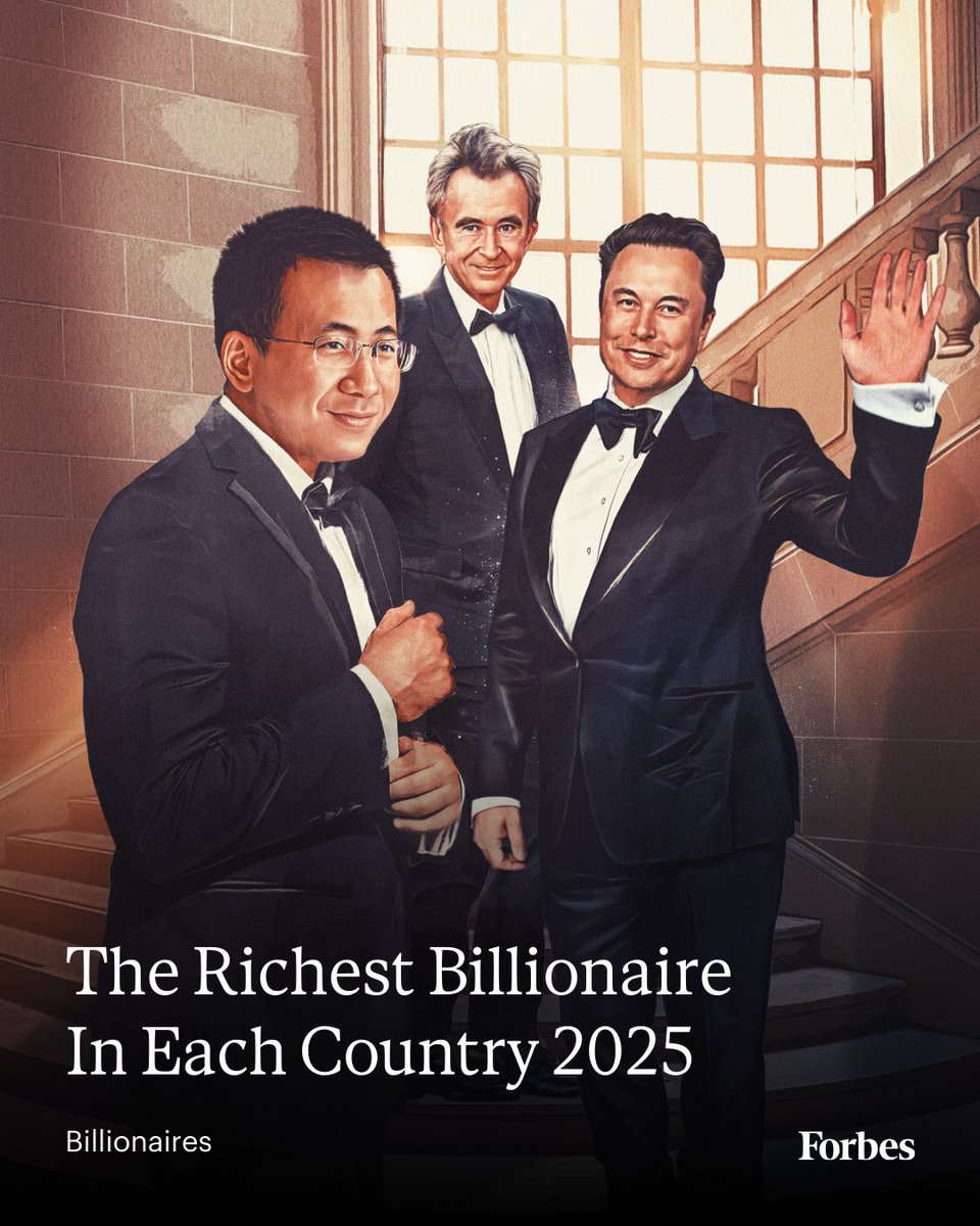Elon Musk Tops Forbes 2025 List as World's Richest with $342 Billion, Amid Record 3,028 ...