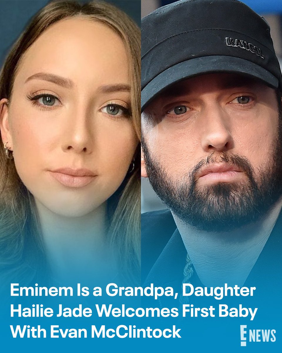 Eminem's Daughter Hailie Jade and Husband Evan McClintock Welcome Son Elliot Marshall McClintock ...