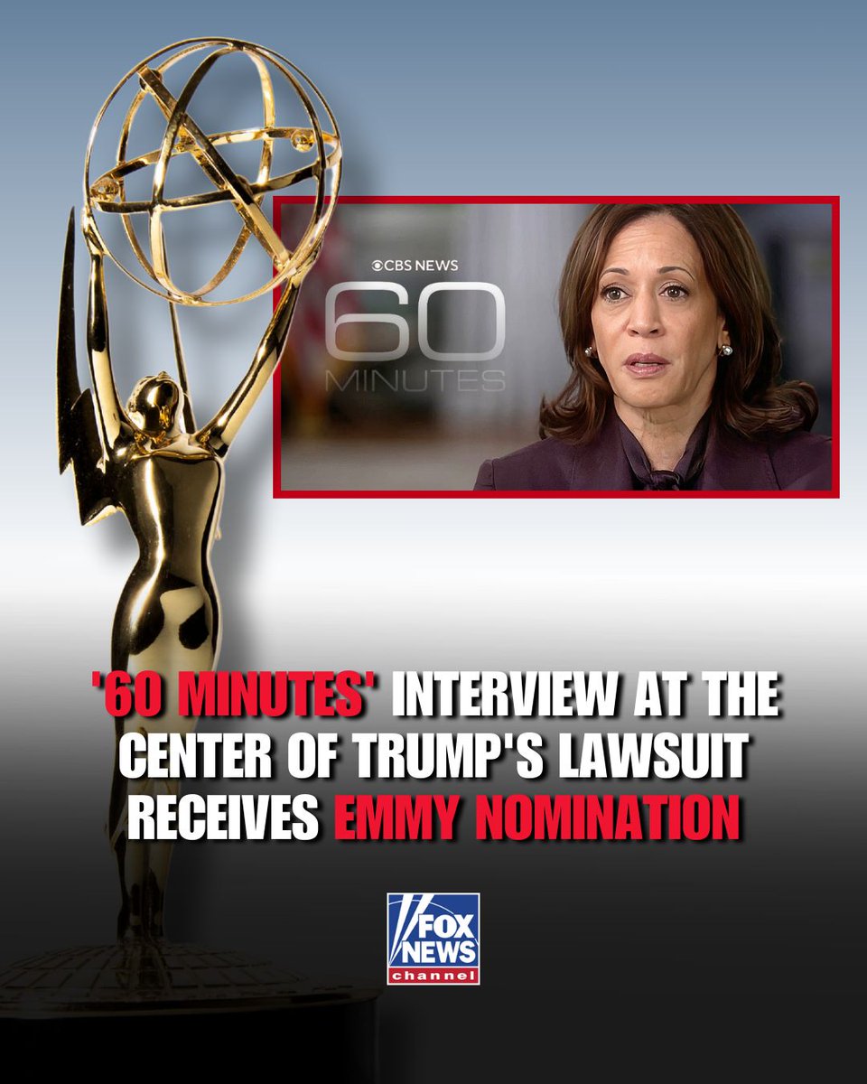 Emmy Nomination for '60 Minutes' Kamala Harris Interview Amid Trump's ...