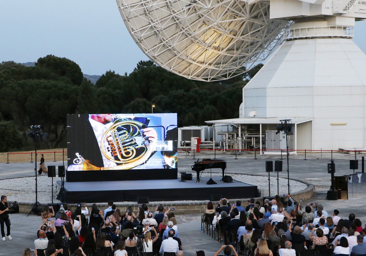 ESA Transmits Johann Strauss II's 'The Blue Danube' Waltz Into Space From Spain on May 31, 2025 ...