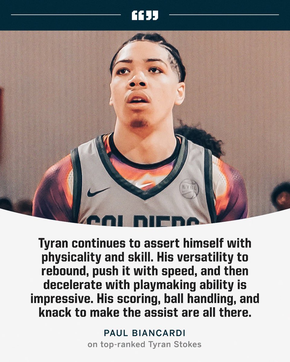 ESPN Refreshes 2026–2028 Prep Rankings, Tabs Tyran Stokes No.1 ...
