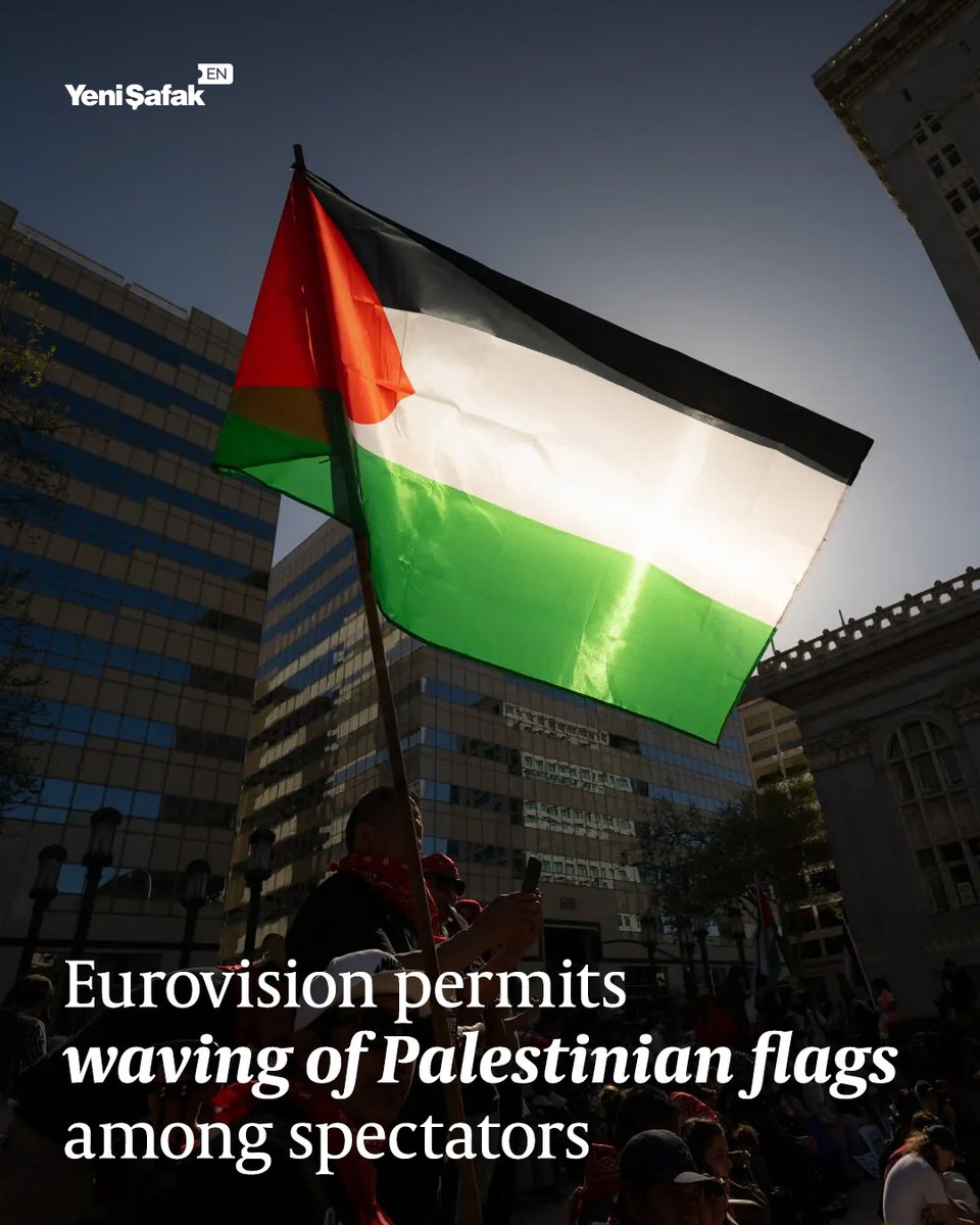 European Broadcasting Union Allows Palestinian Flags in Audience at ...