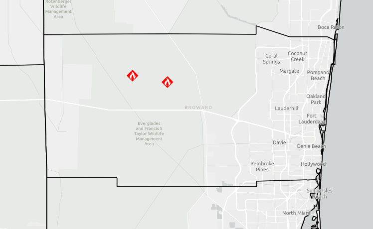 Everglades Wildfires Including Mile Marker 39 Fire Expand Over 19,000 ...