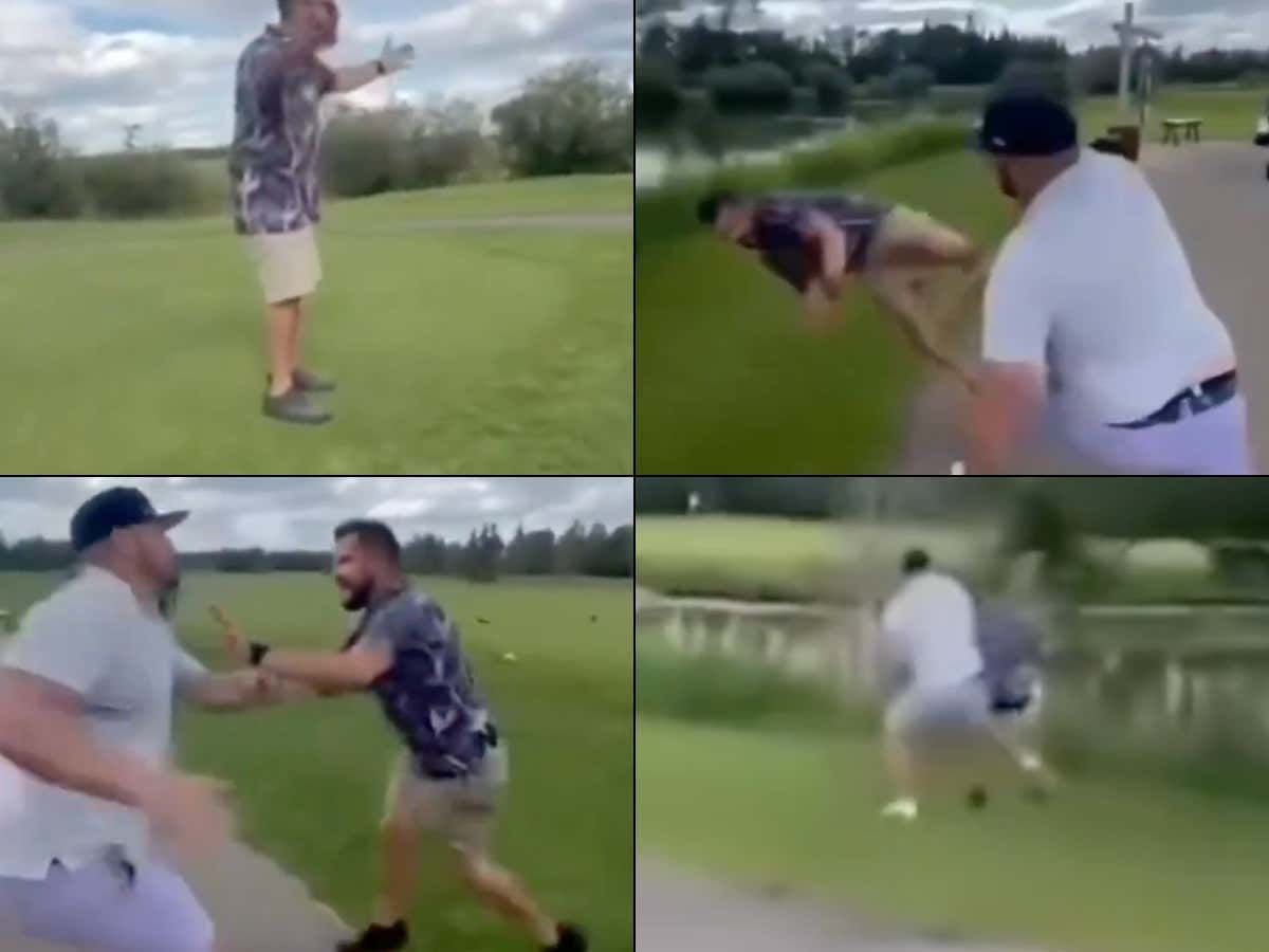 Ex-NHL Enforcer Nick Tarnasky Caught on Video Tossing Golfer Into Pond ...