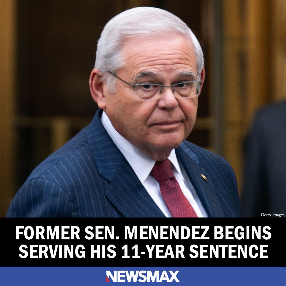 Ex-Senator Bob Menendez Starts 11-Year Term at Pennsylvania Prison for ...