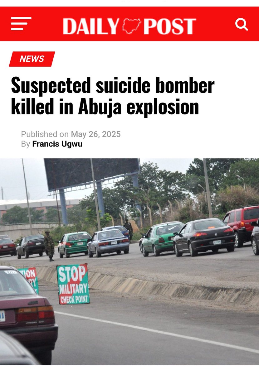 Explosion at Abuja's Mogadishu Barracks Bus Stop Kills One, Injures One ...