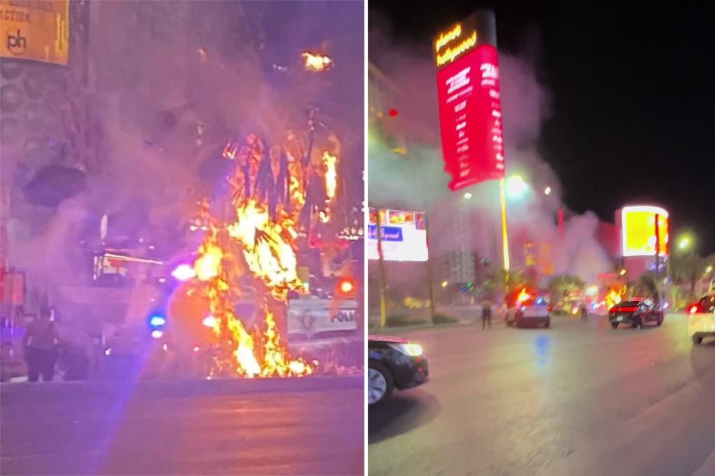 Explosion and Fire on Las Vegas Strip Near Aria Resort Caused by ...