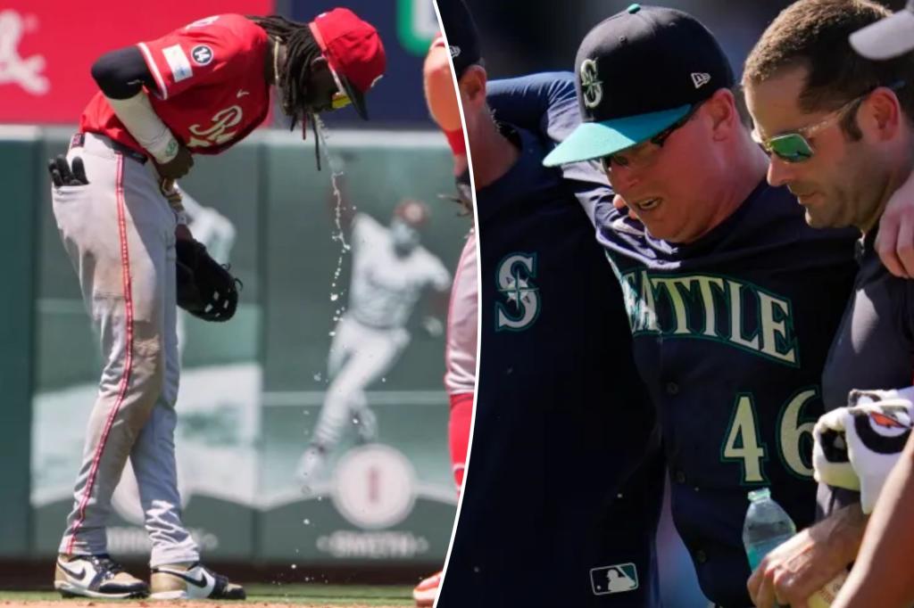 Extreme Heat Causes Illness for MLB’s Elly De La Cruz, Trent Thornton ...