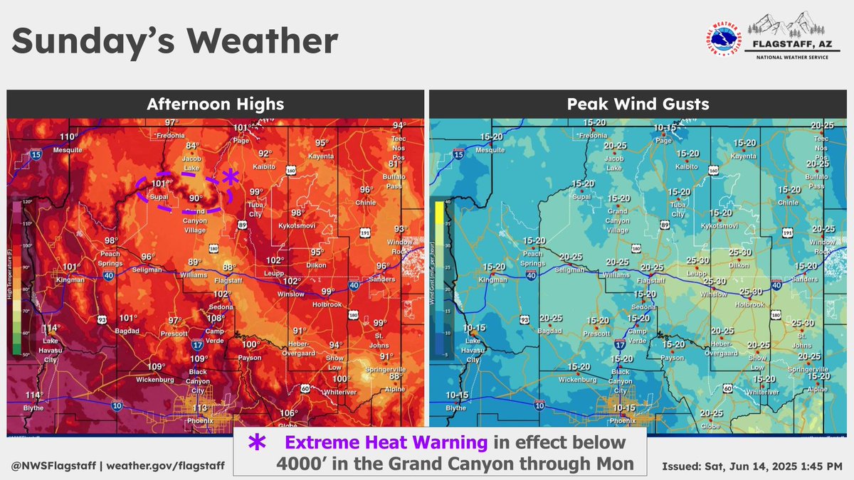 Extreme Heat Warnings Extended Through Father's Day Across Southwest US ...
