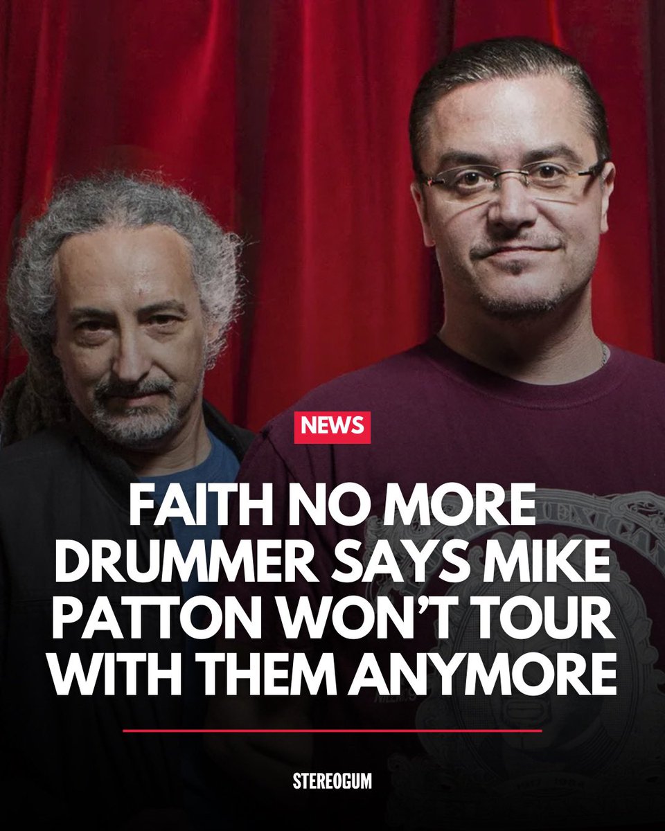 Faith No More Drummer Confirms Mike Patton Unwilling to Perform After ...