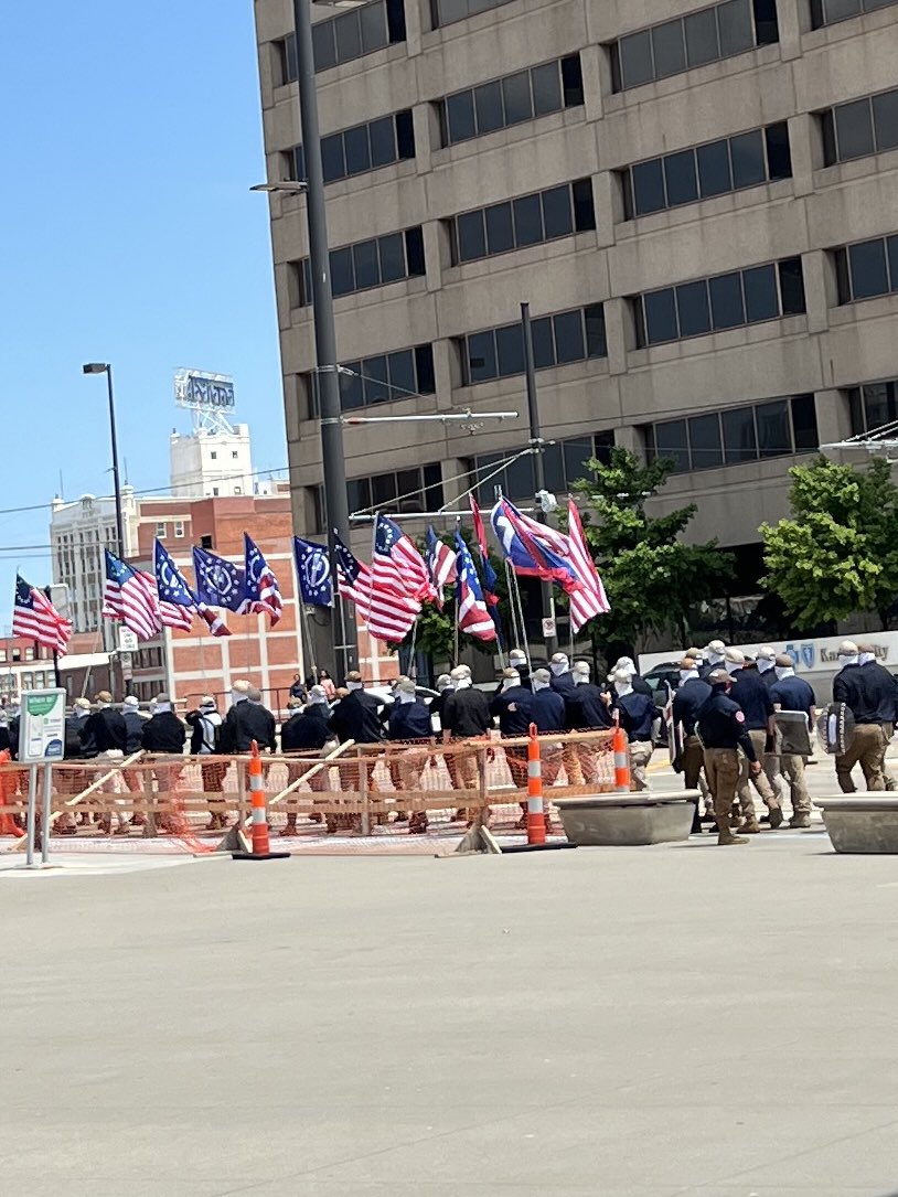 Far-Right Group Patriot Front Holds Memorial Day March in Kansas City ...