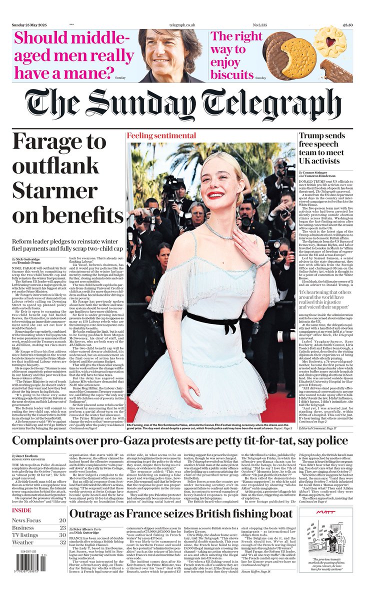 Farage Vows to Scrap Two-Child Benefit Cap, Restore Winter Fuel ...