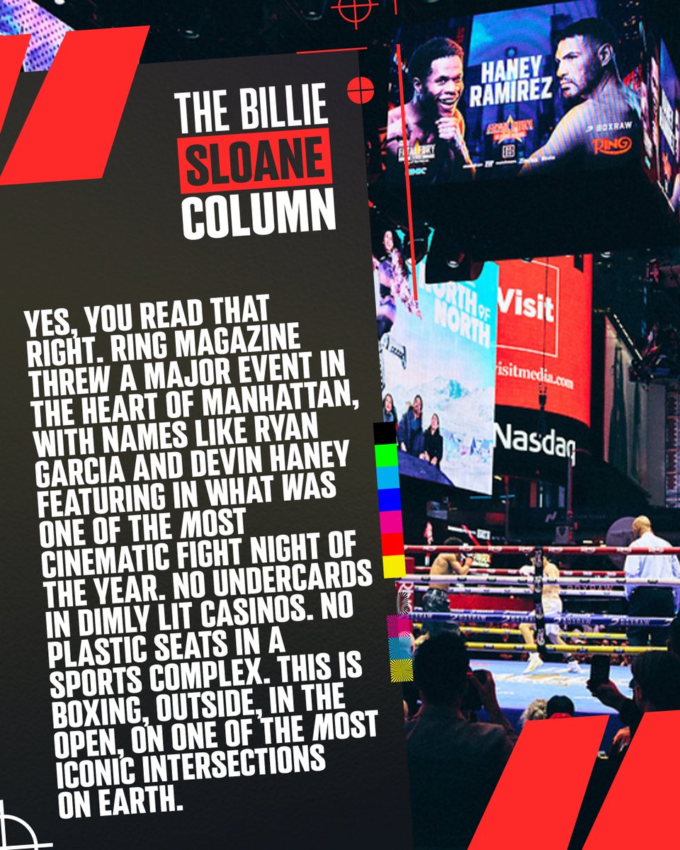 Fatal Fury Boxing Event Transforms Times Square, New York City, on May ...