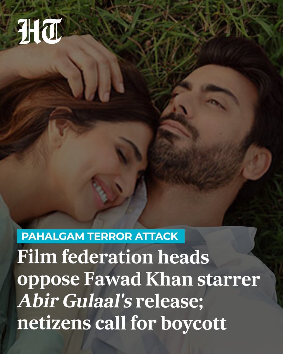 Fawad Khan and Vaani Kapoor's 'Abir Gulaal' Banned in India After Pahalgam Attack Kills 26 ...