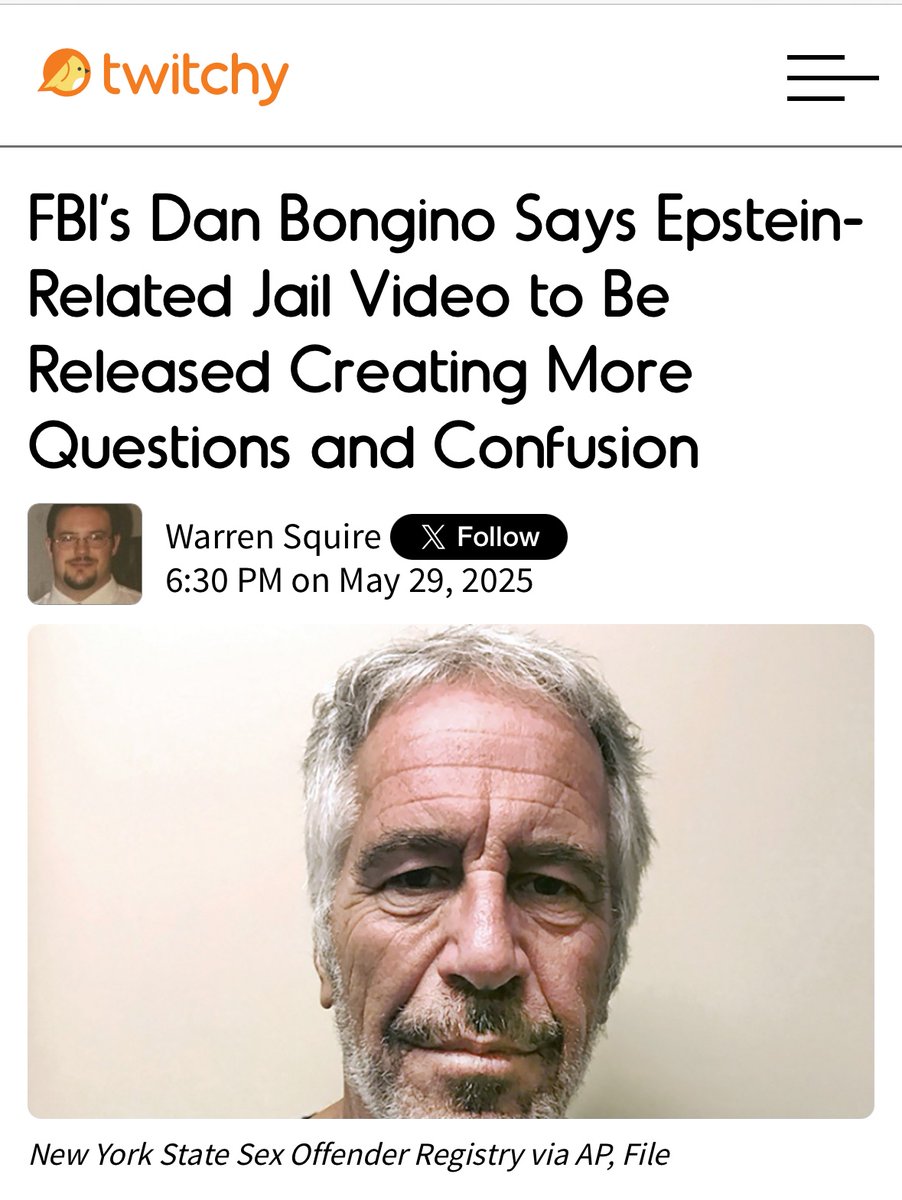 FBI to Release Enhanced Video Showing Epstein Alone in Cell at Time of Suicide | DeepNewz ...
