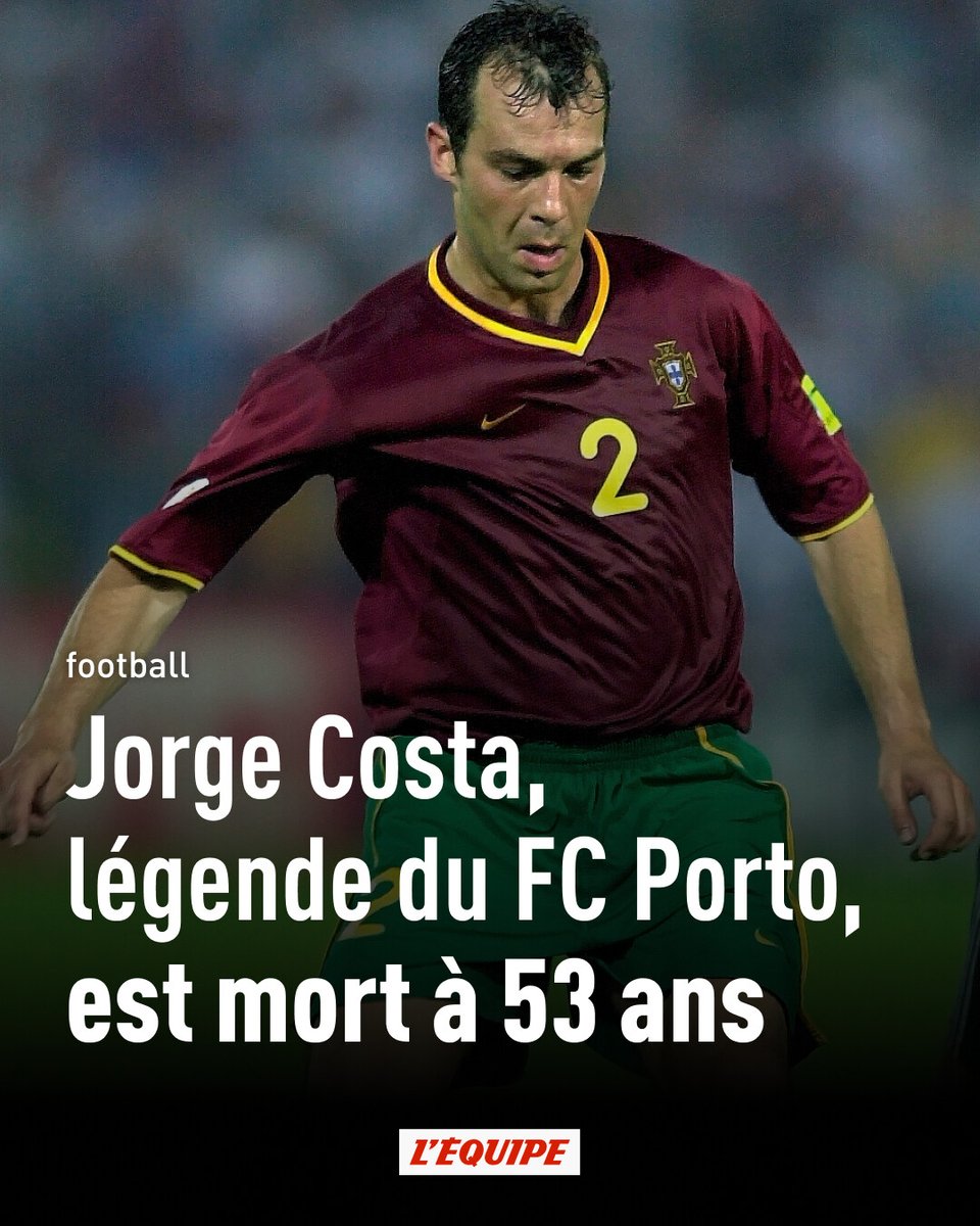 FC Porto Legend Jorge Costa Dies at 53 After Cardiac Arrest | DeepNewz ...