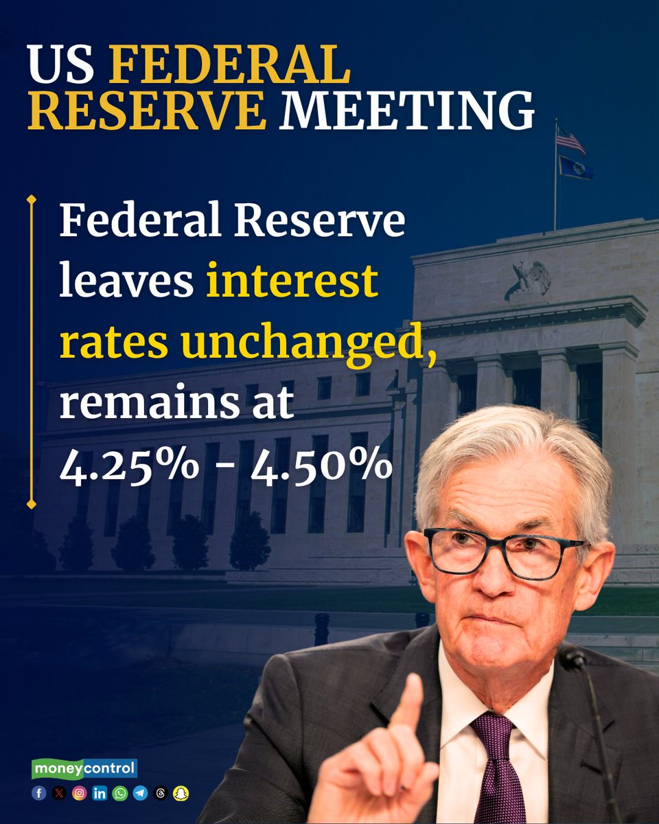 Federal Reserve Holds Interest Rates Steady at 4.25% to 4.50% for ...