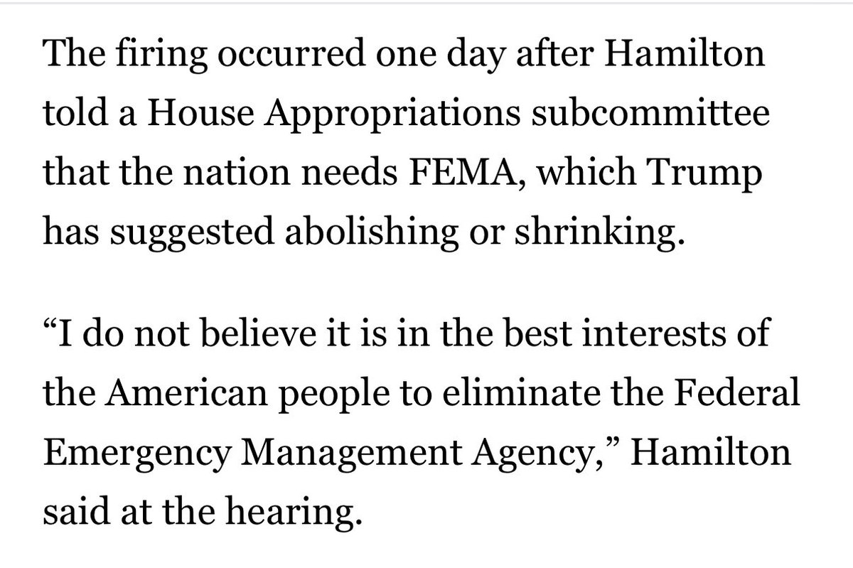 FEMA's Cameron Hamilton Fired by Kristi Noem, David Richardson ...