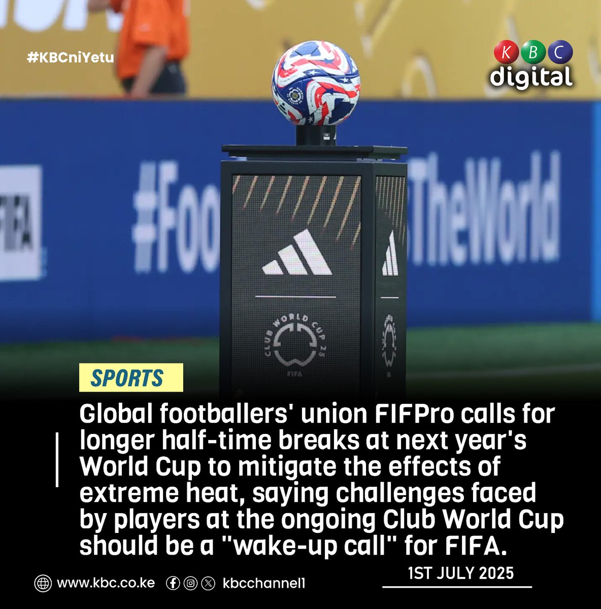 FIFPro Presses FIFA to Rethink 2026 World Cup Kickoff Times Amid Heat | DeepNewz North America