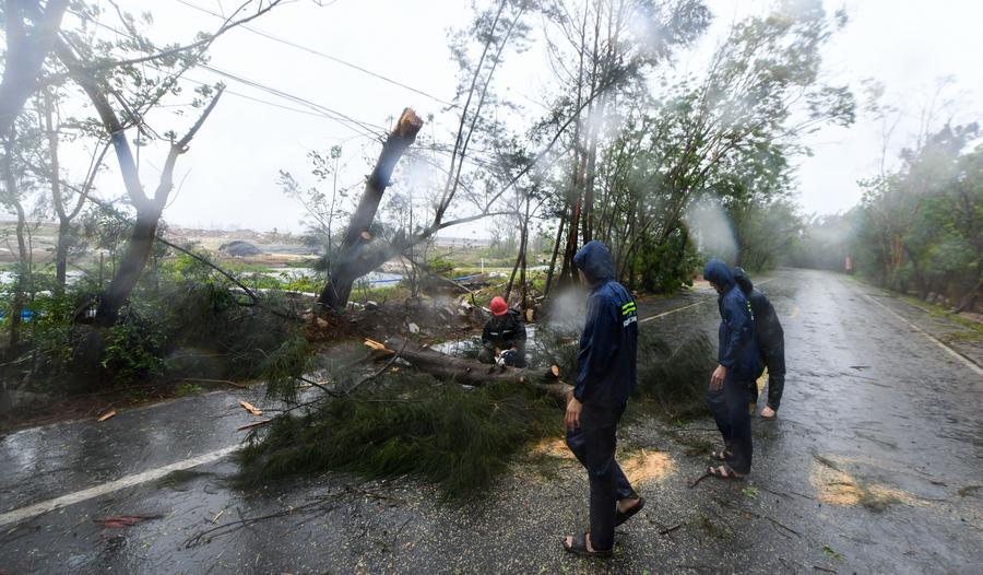 First 2025 Typhoon Wutip Makes Landfall in Hainan Amid Level-IV ...