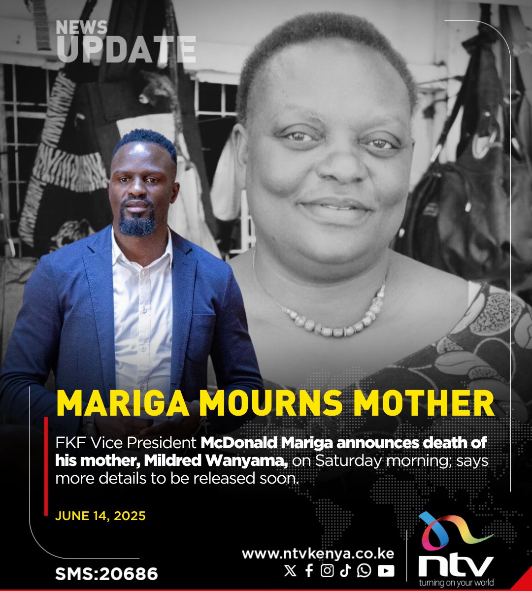 FKF Vice President McDonald Mariga Announces Death of Mother Mildred ...