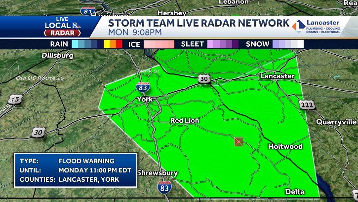 Flash Flood Warnings Continue in Lancaster County, PA Until July 15 ...