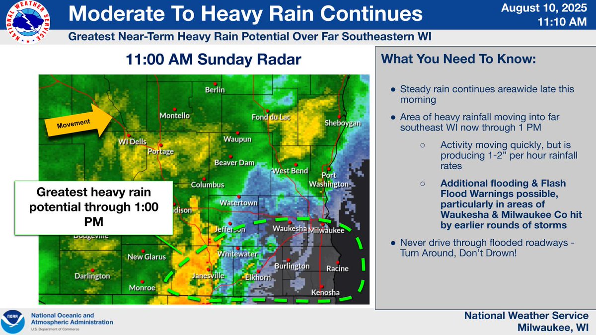 Flash Floods Dump Up to 13 Inches on Milwaukee, Shutting Wisconsin ...