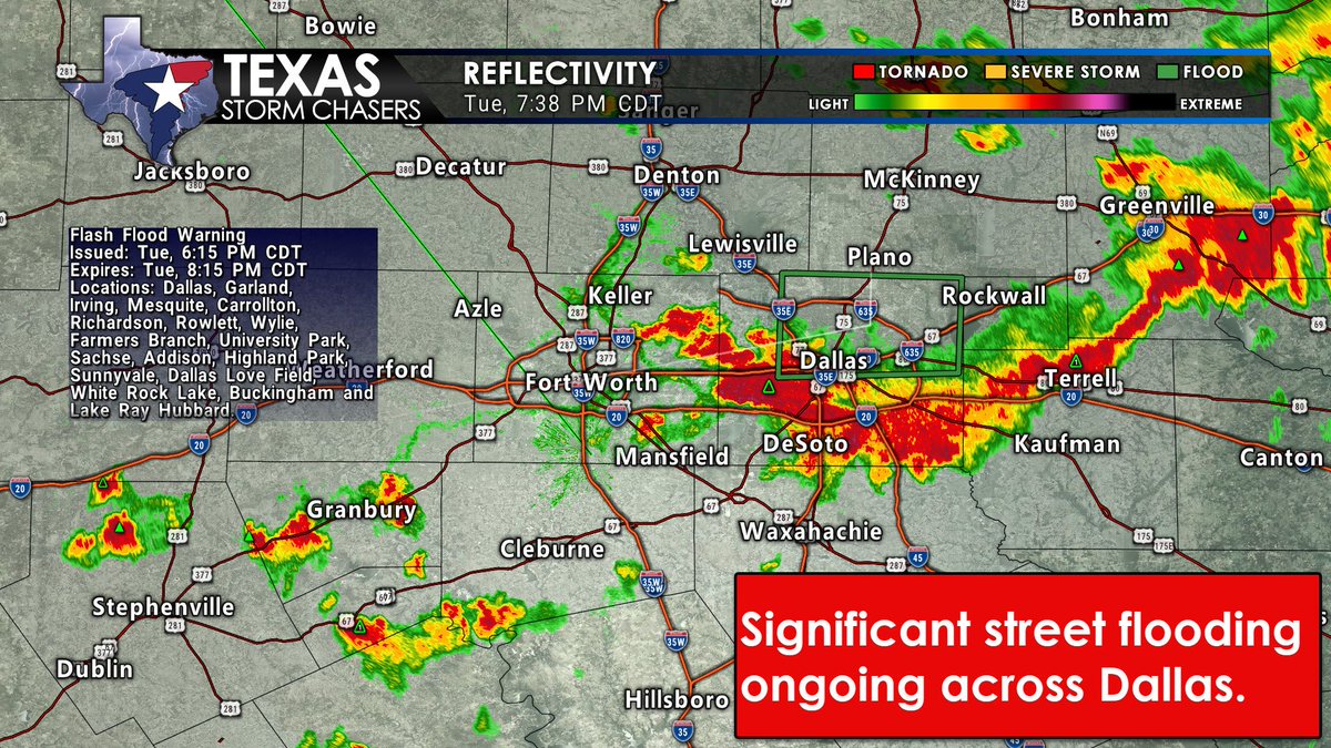 Flash Floods Sweep Dallas-Fort Worth After Storms Dump Up to 5 Inches ...