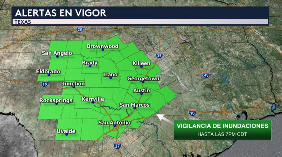 Flood Watch Through Monday for Texas Hill Country, Kerr County, Austin ...