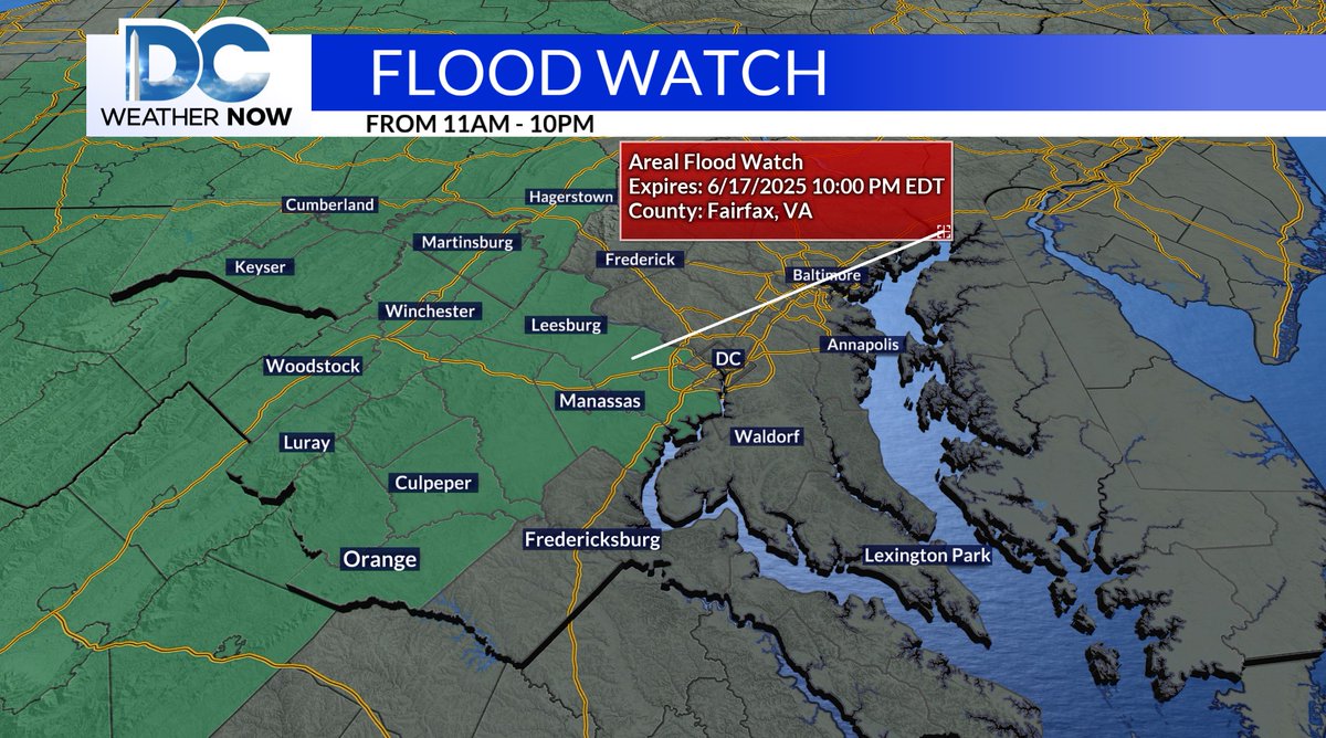 Flood Watches From Ohio to Maryland as Slow-Moving Storms Threaten ...