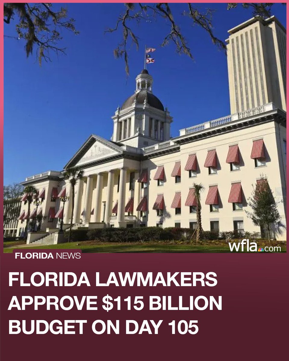 Florida Lawmakers Approve $115.1 Billion Budget With $560M Special ...