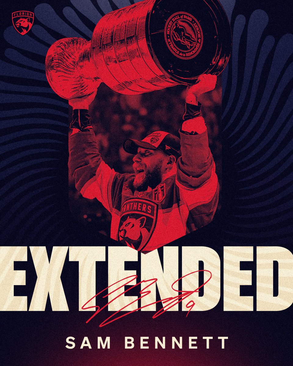 Florida Panthers Lock In Sam Bennett With Eight-Year, $8 Million-AAV ...