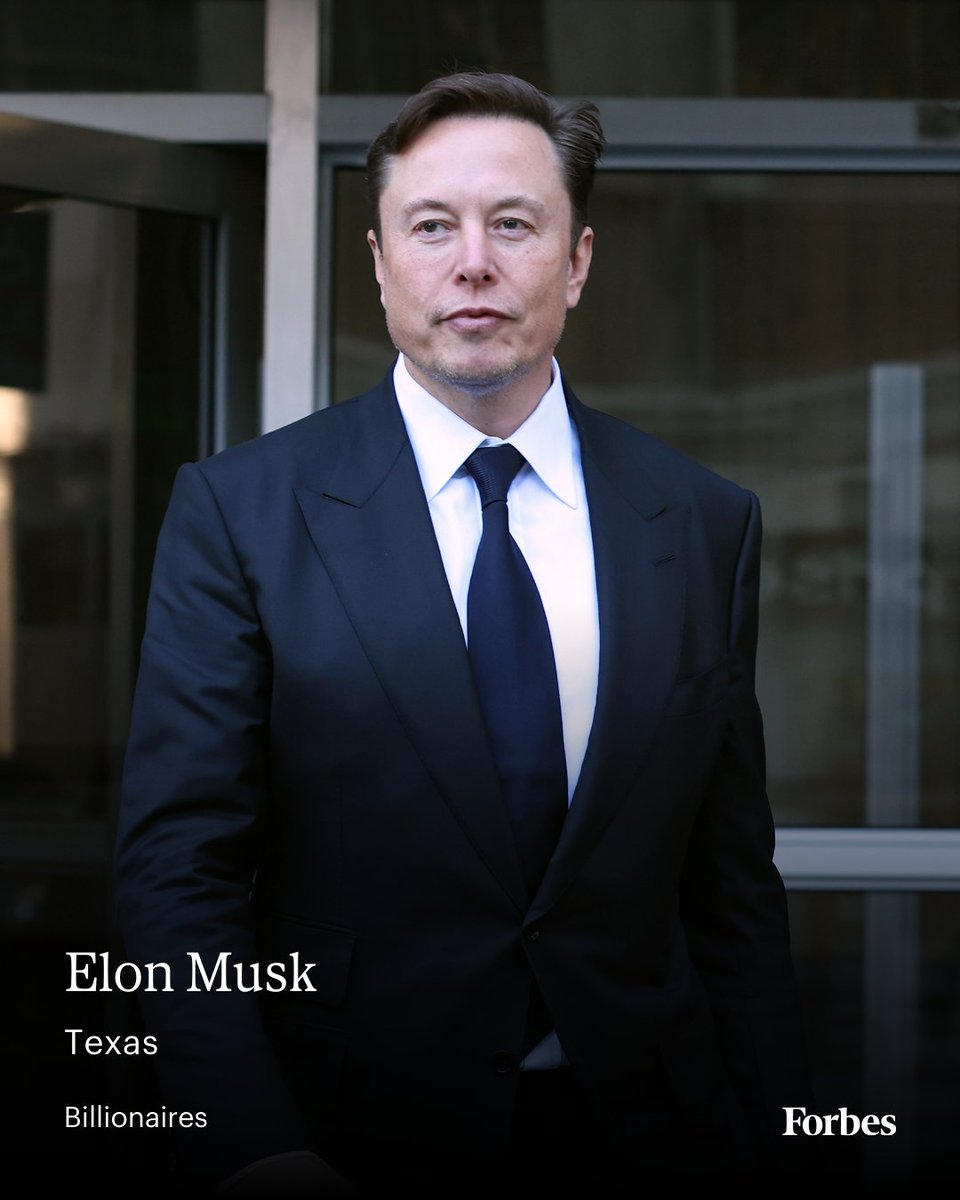 Forbes Names Richest Person in Every U.S. State 2025 Including Elon ...