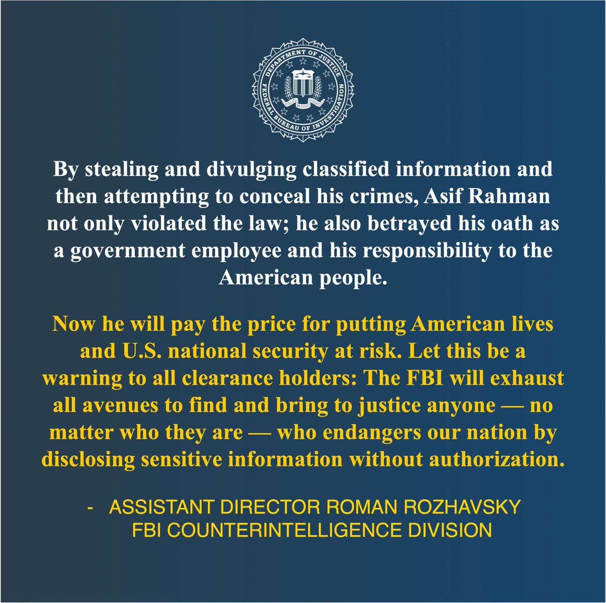 Former CIA Analyst and Indian Hill Valedictorian Asif William Rahman ...