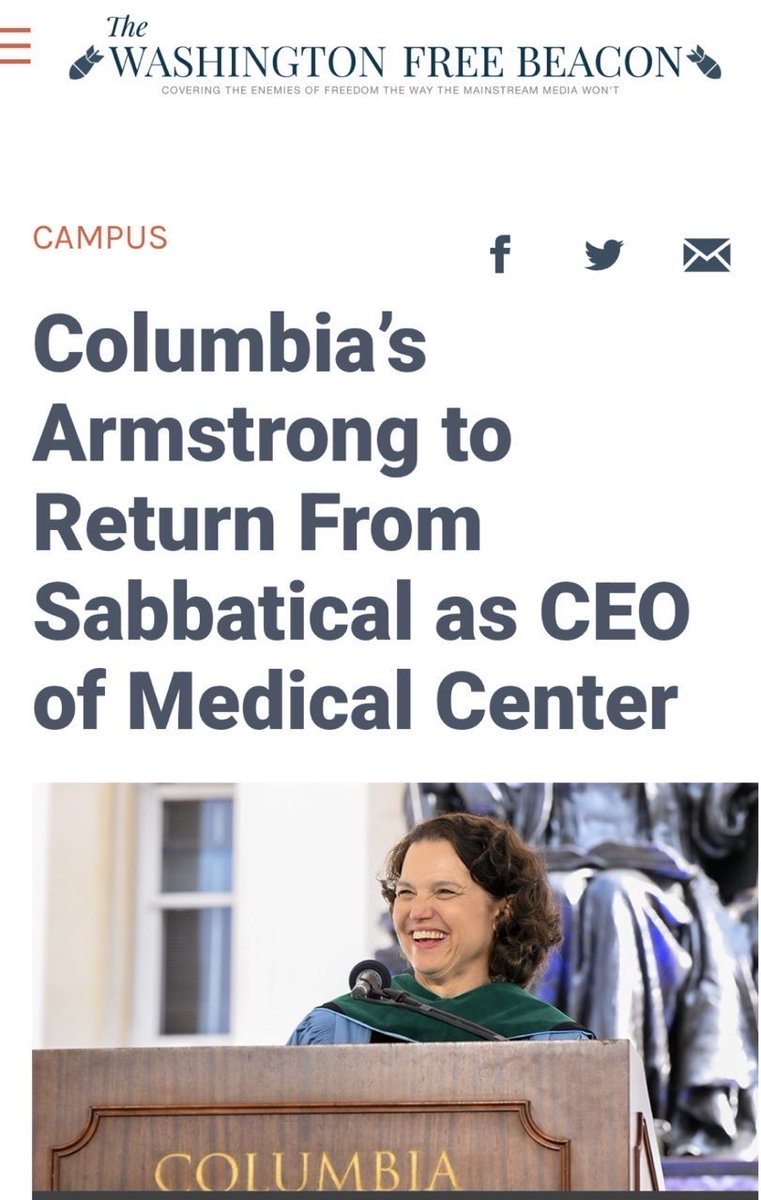Former Columbia President Katrina Armstrong to Return as CEO of Medical ...