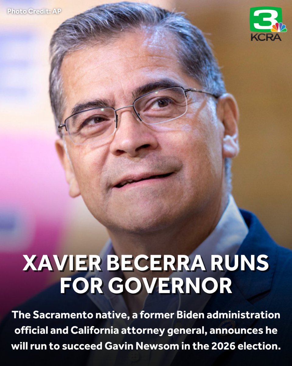 Former HHS Secretary Xavier Becerra Enters Crowded 2026 California ...