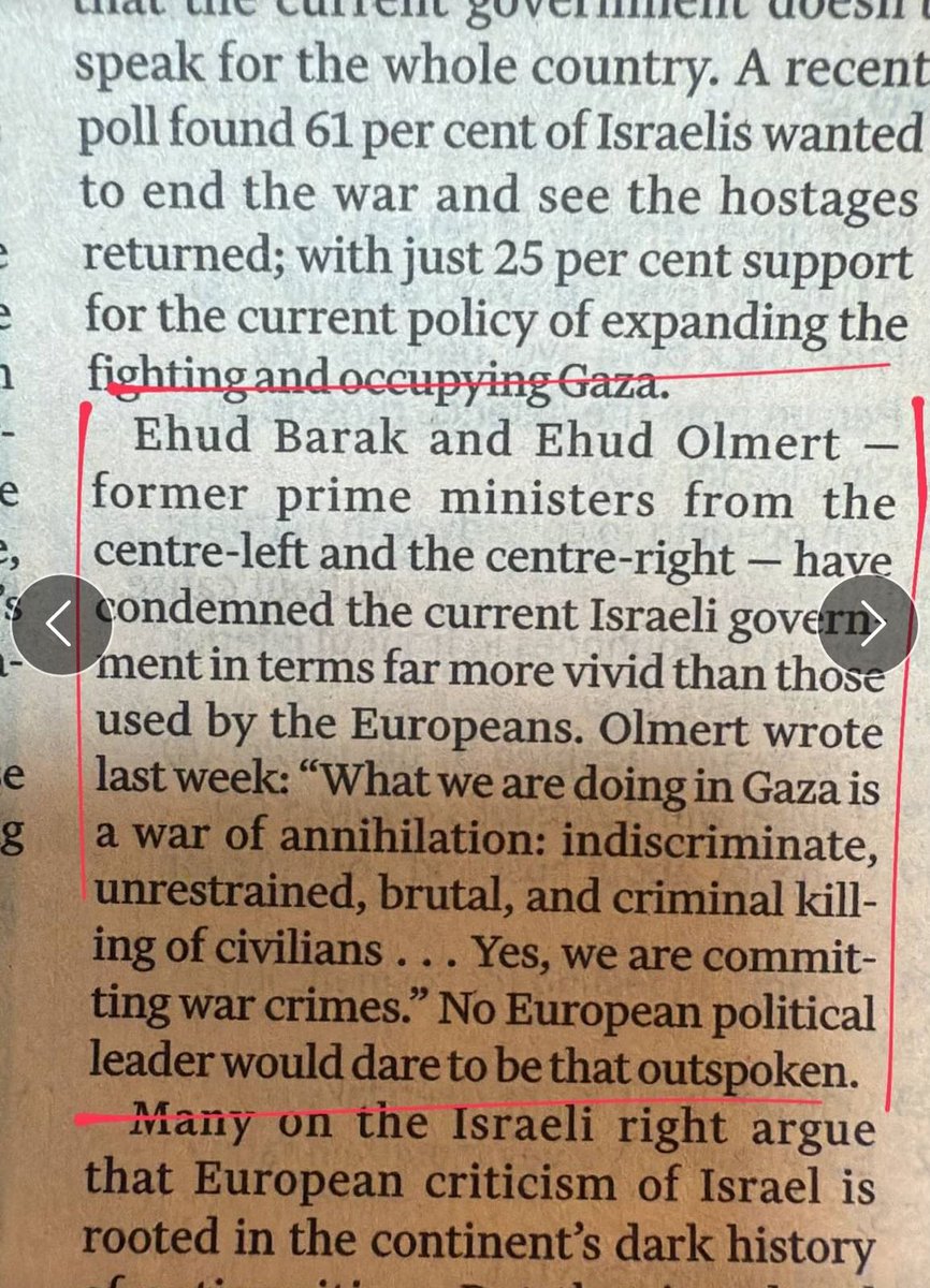 Former Israeli PM Ehud Olmert Calls Gaza Conflict a War of Annihilation ...