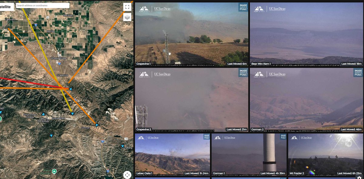 Fort Fire Near Lebec Burns 220 Acres, 5% Contained, Prompts Evacuation ...