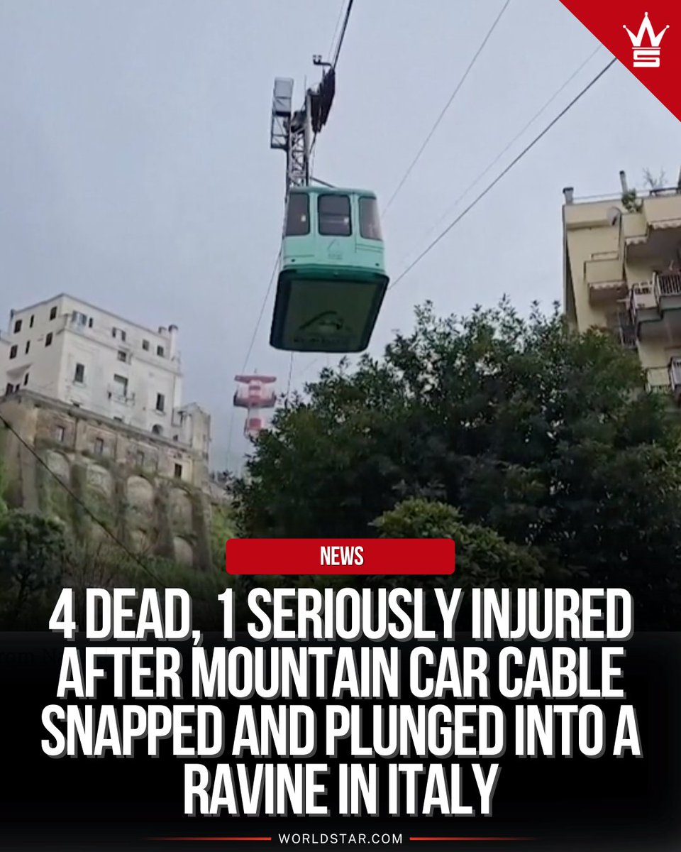 Four Dead Including British and Israeli Tourists in Monte Faito Cable ...