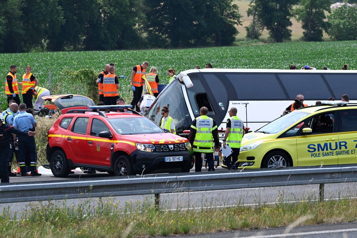 French Motorway Bus Crash Kills 4, Injures 45; Drivers Held for ...