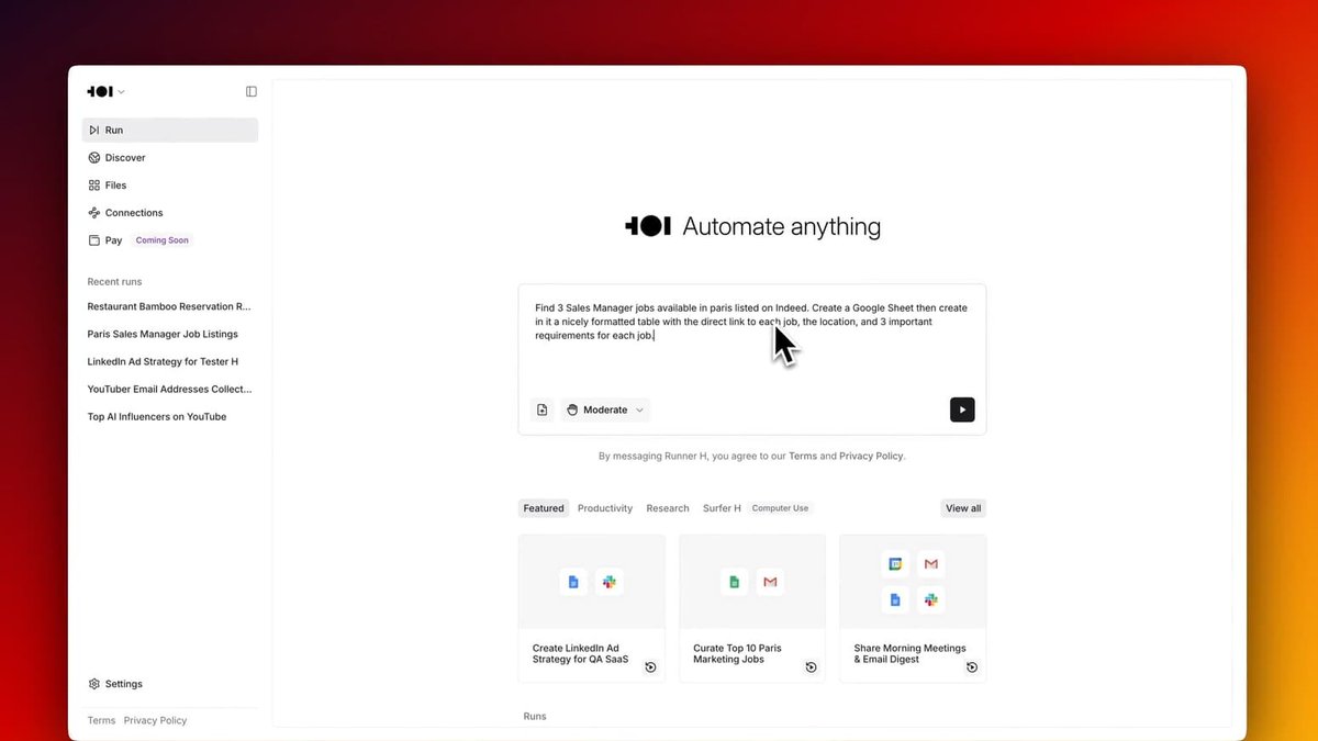 French Startup H Company Launches Free Runner H Public Beta, an Agentic ...