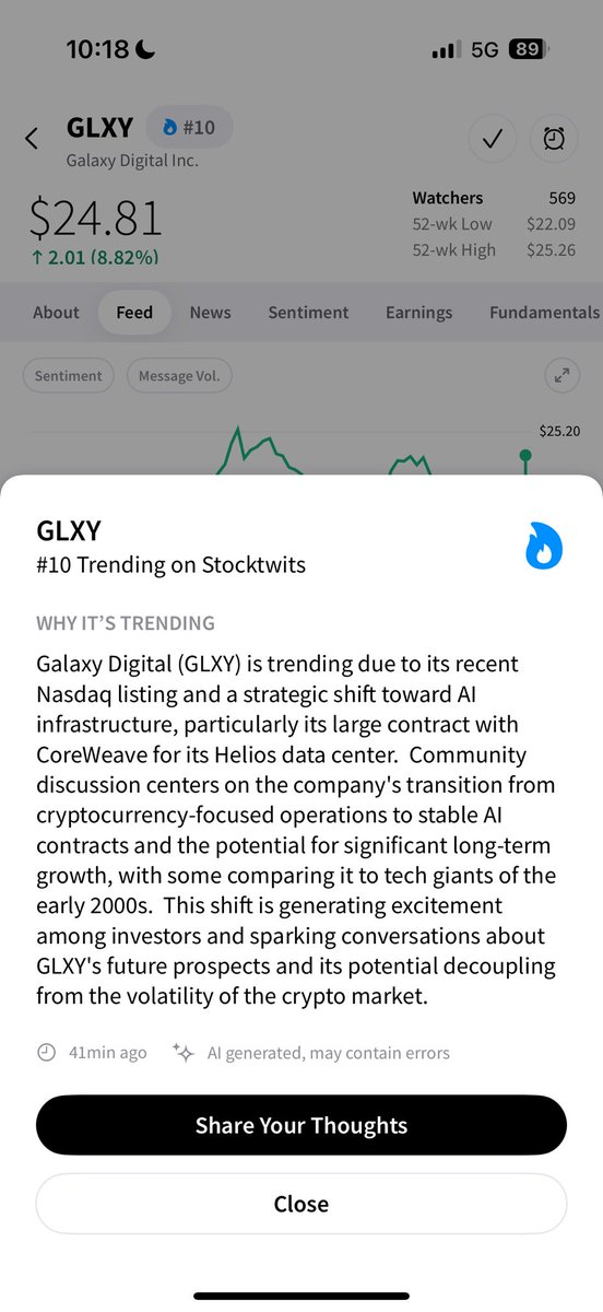 Galaxy Digital's $GLXY Rallies 6% on Nasdaq Debut, Senate to Vote on ...