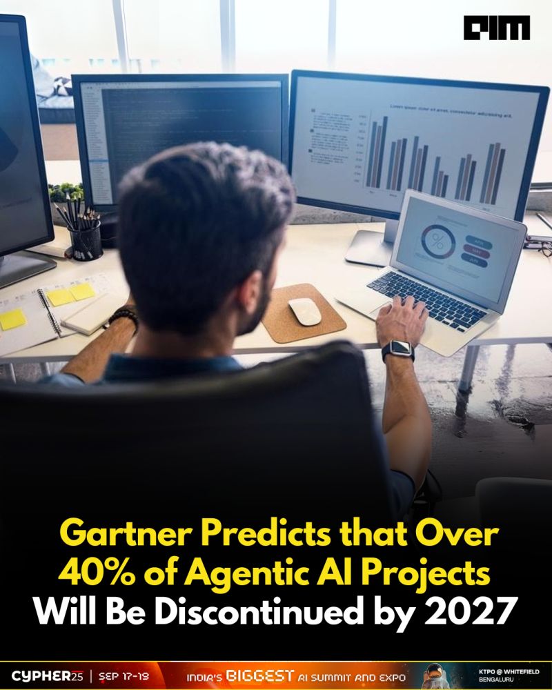 Gartner Predicts Over 40% of Agentic AI Projects Will Be Canceled by ...