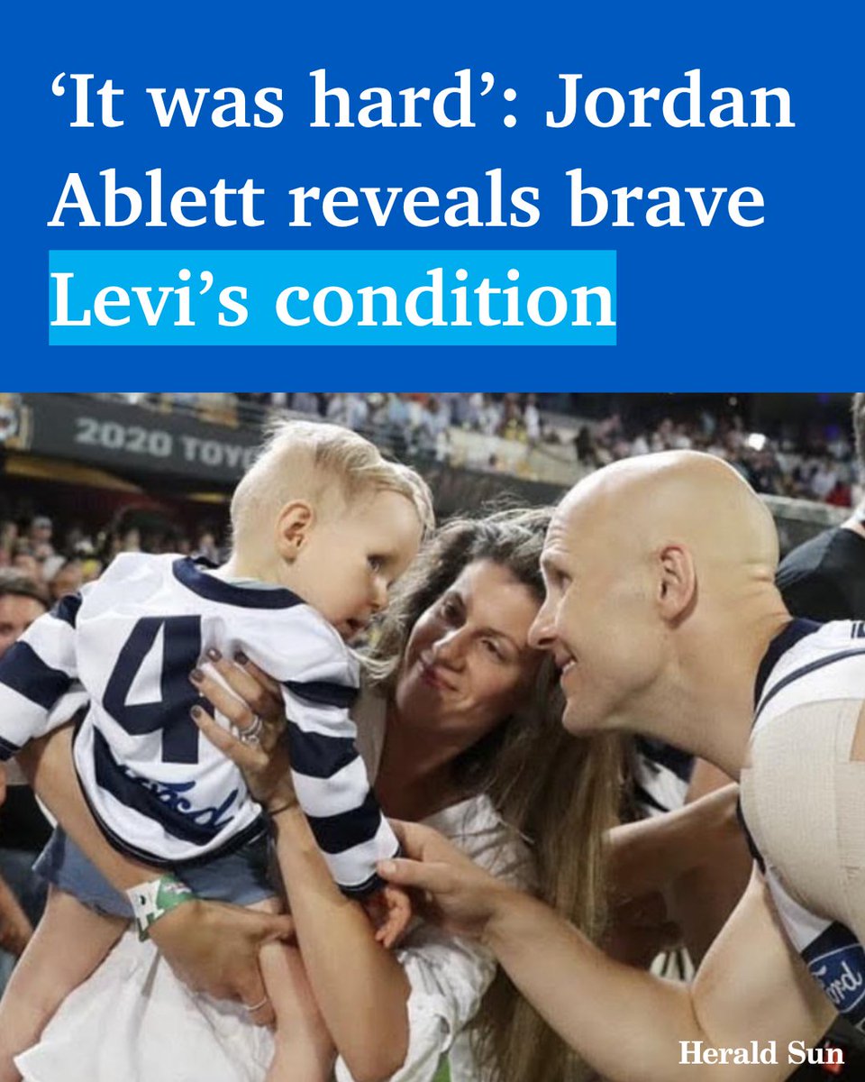 Gary Ablett Jr and Wife Reveal Rare Medical Condition of Six-Year-Old ...