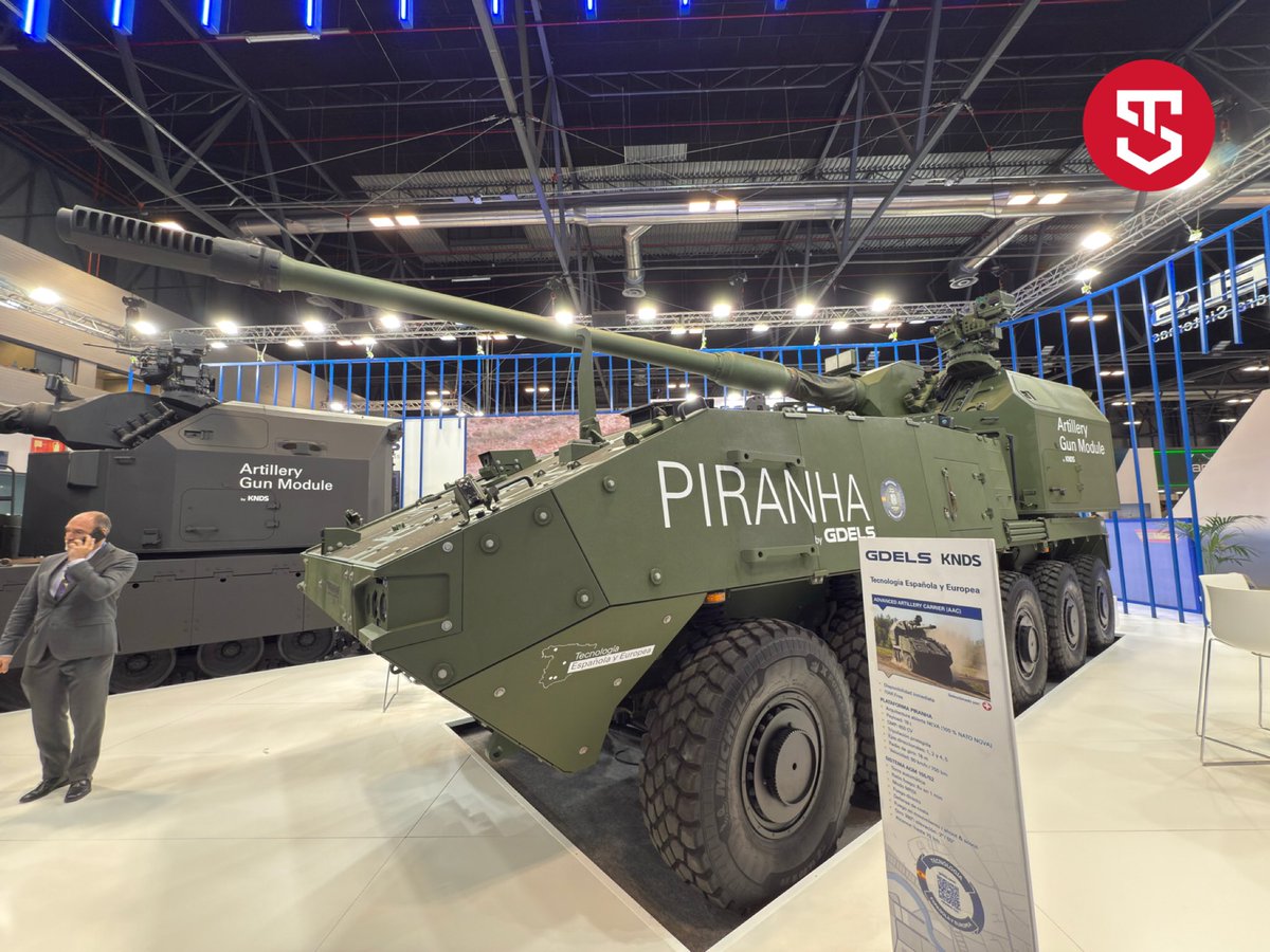 GDELS and KNDS Unveil NEMESIS 155mm Howitzer on PIRANHA Platform at ...