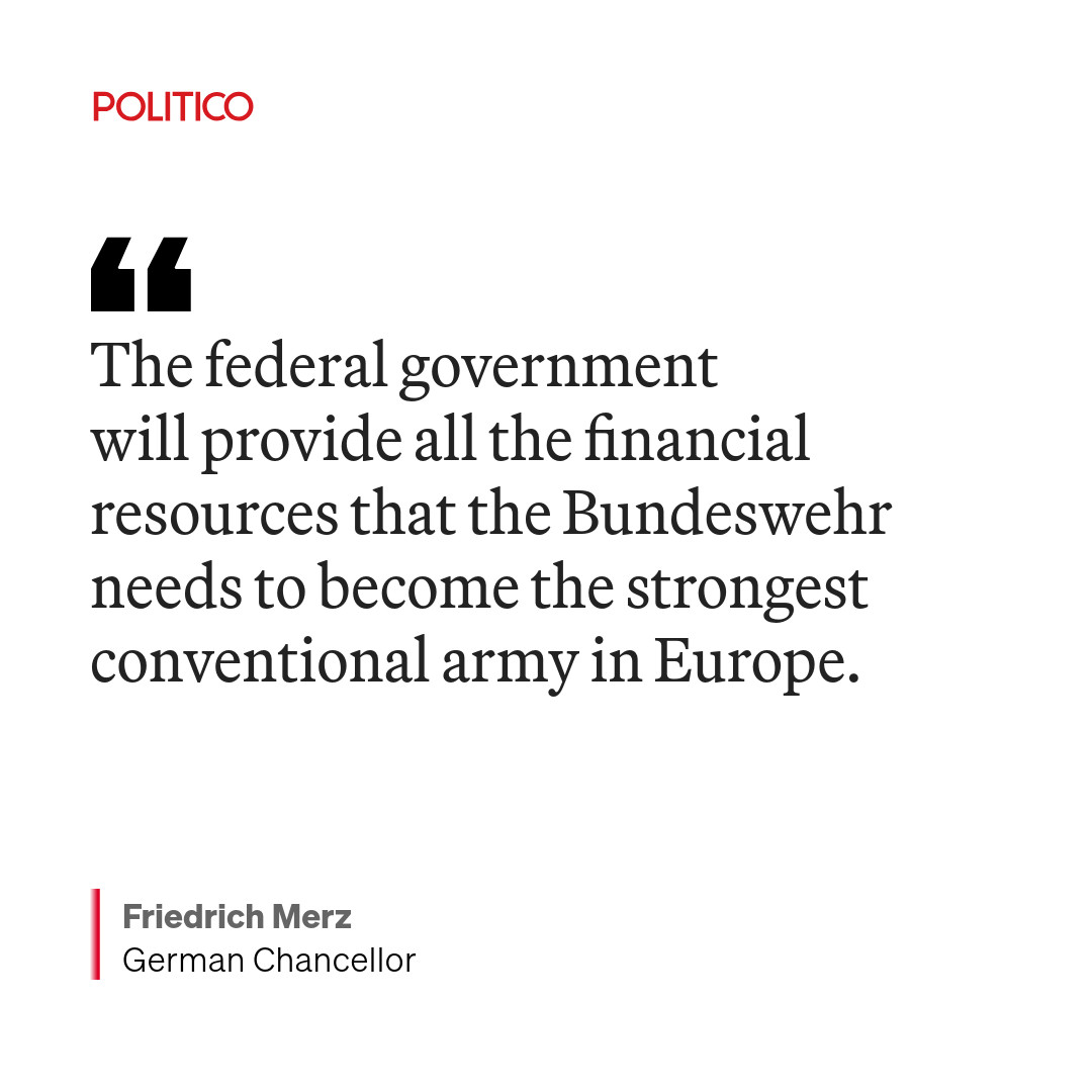 German Chancellor Merz Plans to Strengthen Bundeswehr Amid Russia ...
