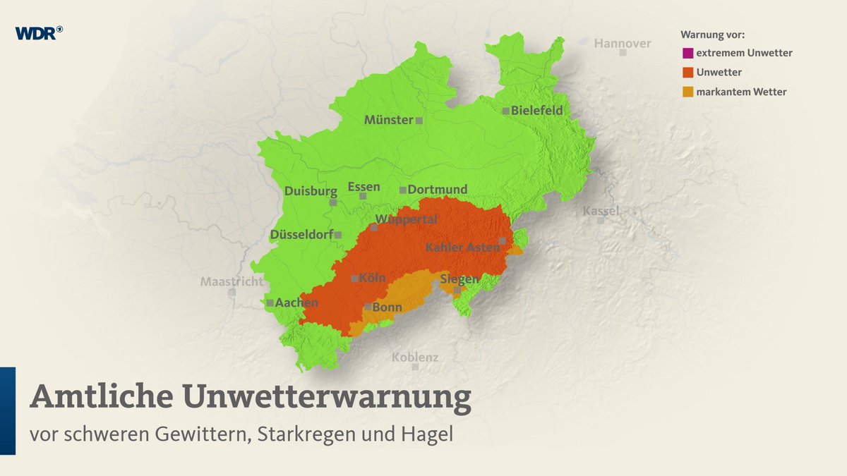 German Weather Service Issues Warnings as Severe Thunderstorms Cause ...