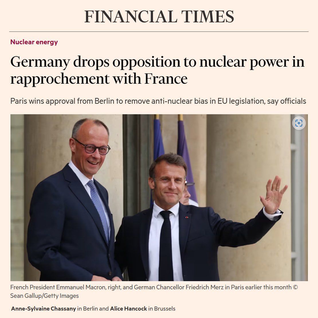 Germany Under Chancellor Merz Reverses Opposition to Nuclear Power ...