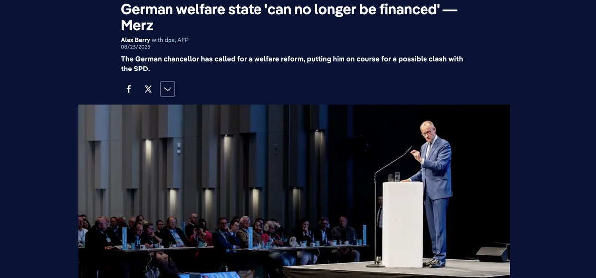 Germany’s Merz Warns Welfare Model Is No Longer Affordable | DeepNewz ...
