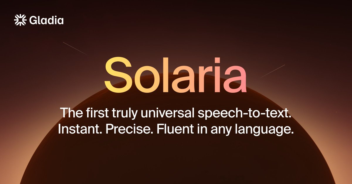 Gladia Unveils Solaria AI Model Supporting 100 Languages, Real-Time Translation, and LiveKit ...